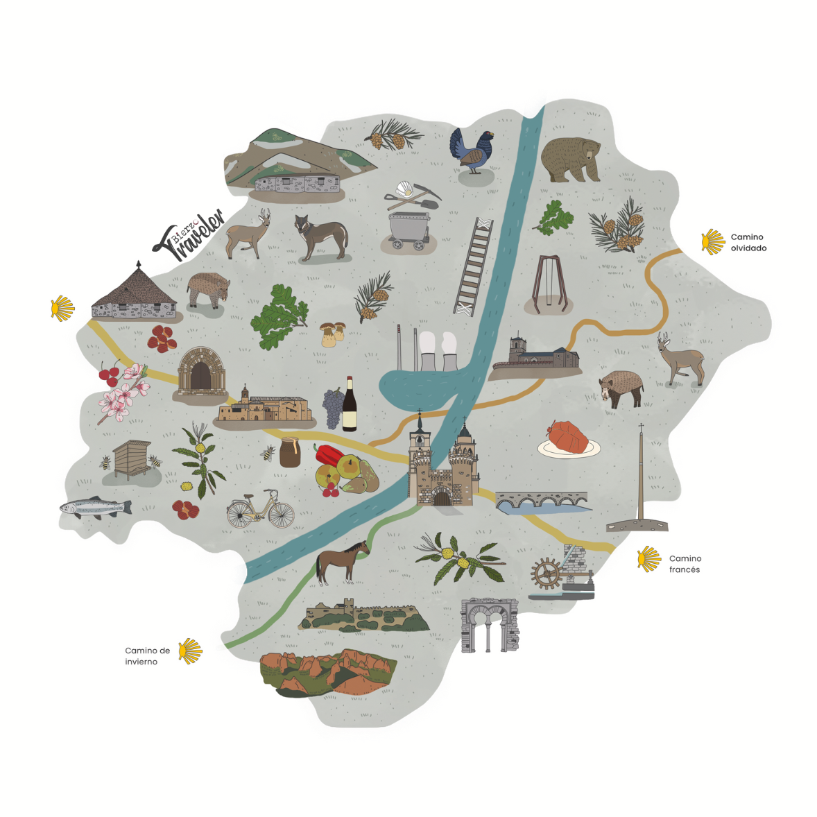 Rutas por El Bierzo siguiendo nuestro mapa | BierzoTraveler